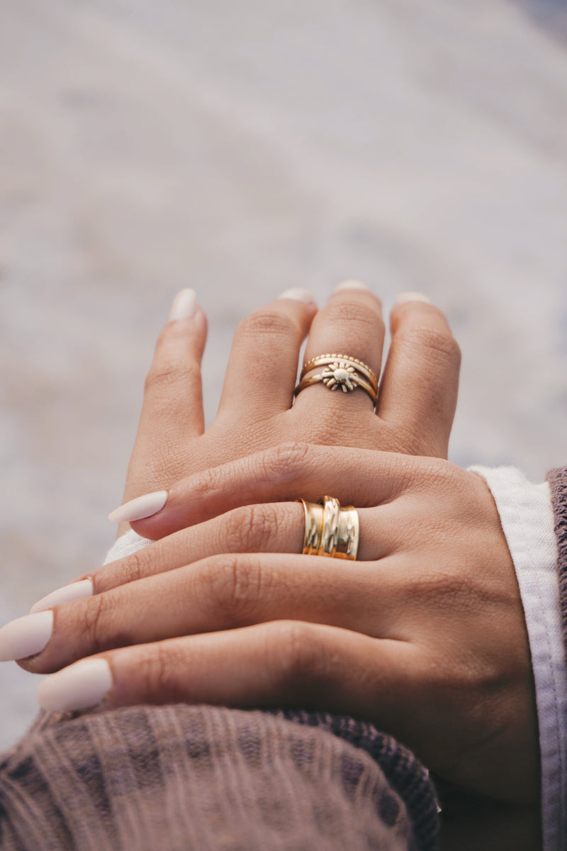 Chunky Boho Brass Spinning Ring | Artisan Style – Oh So Boho Cape Town