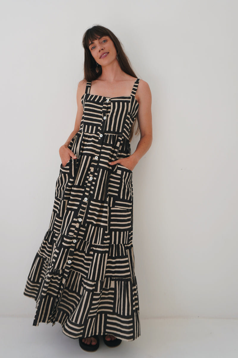 Hand-Printed Cotton Sundress | Adjustable & Breezy Meta Description ...